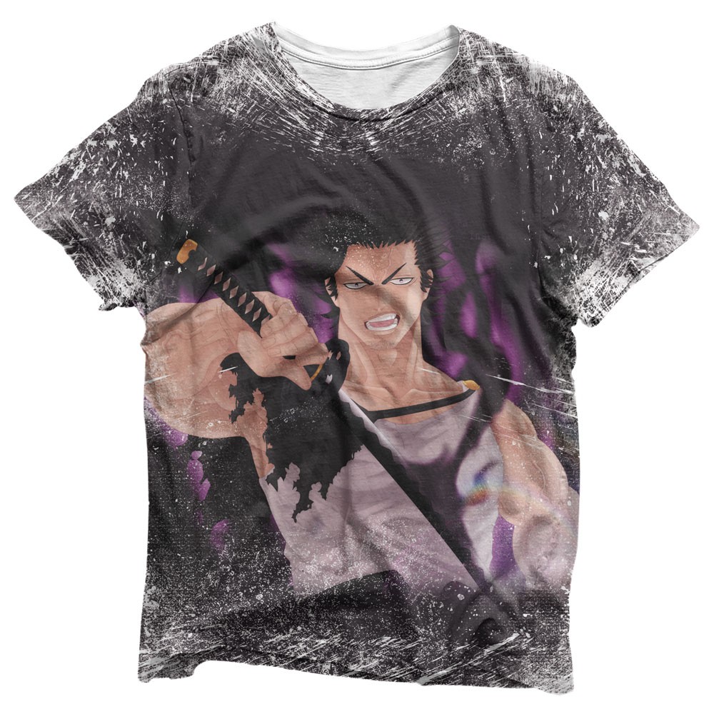 Camisa Yami Sukehiro Espada - Camisas Black Clover Estampa Total ...