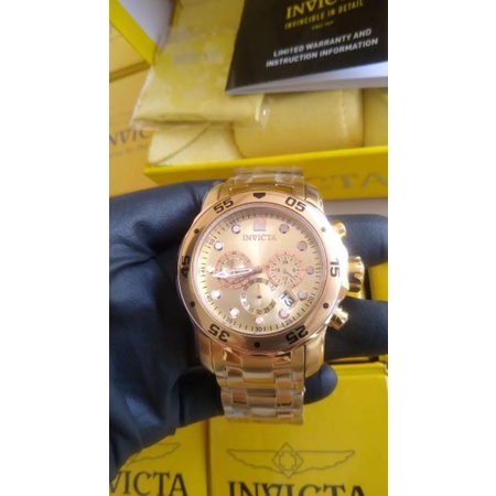 Invicta original pro driver scuba 18K model 80071 | Shopee Brasil