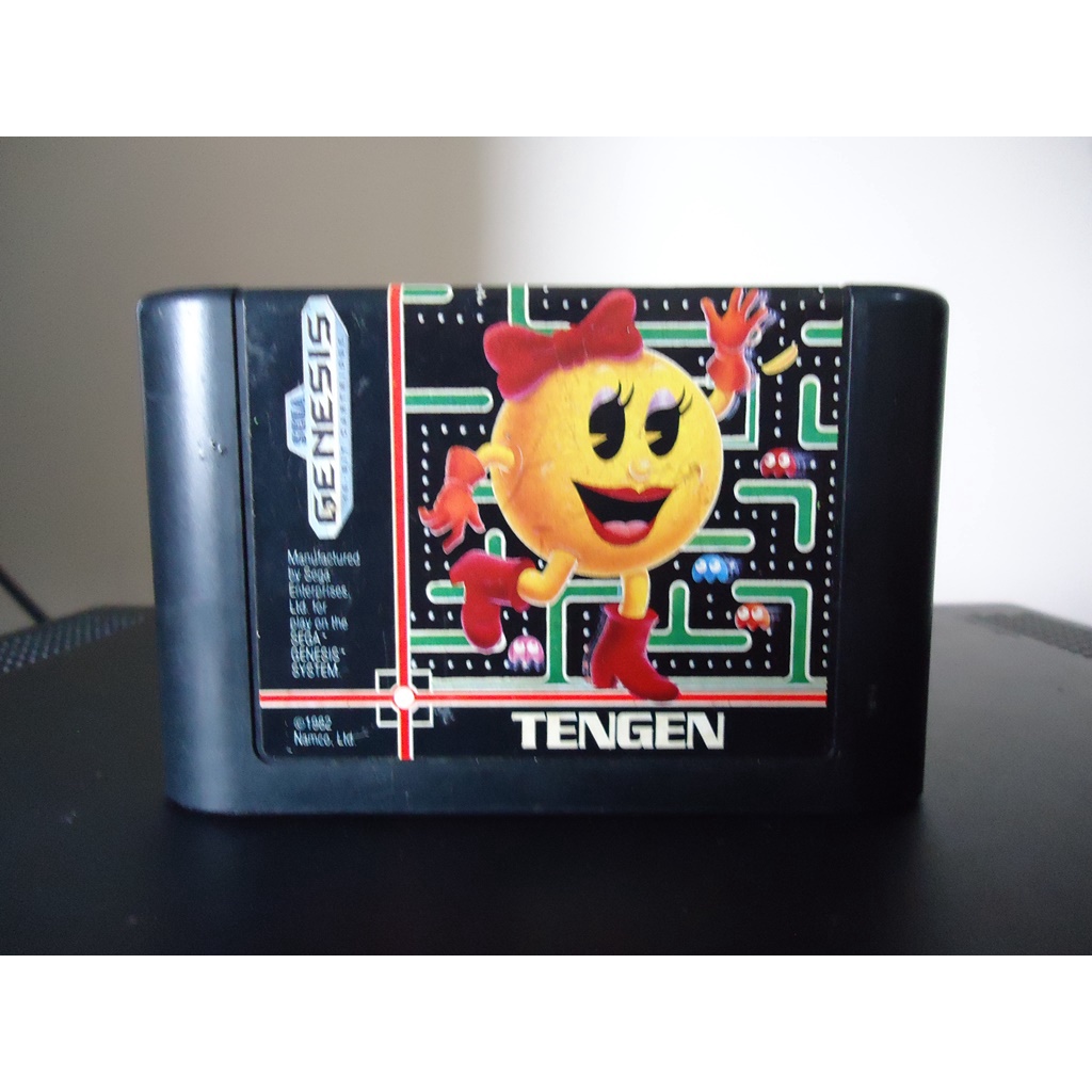 Sega Mega Drive Ms Pac Man Original 100%. | Shopee Brasil
