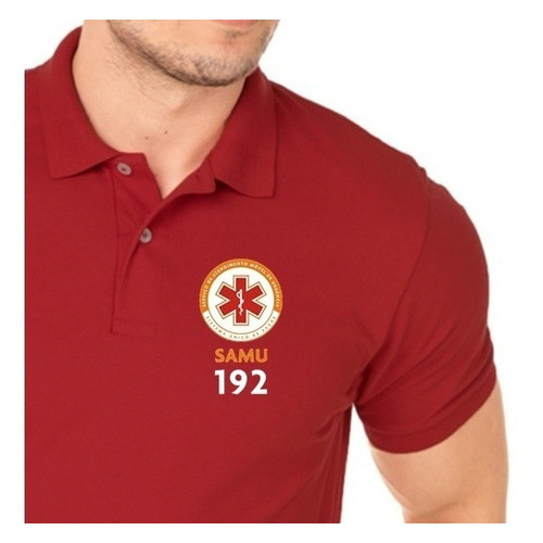 Camisa Polo Personalizada Samu 192 Bordado | Shopee Brasil