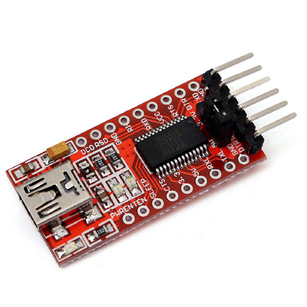 Ftdi Ft232 Ft232rl Usb Ttl Conversor Serial Módulo Para Arduino Esp8266 Esp01 | Shopee Brasil