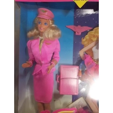 Barbie Flight Time Tempo De Voar Antiga 1989 Aeromoça 80 90 | Shopee Brasil