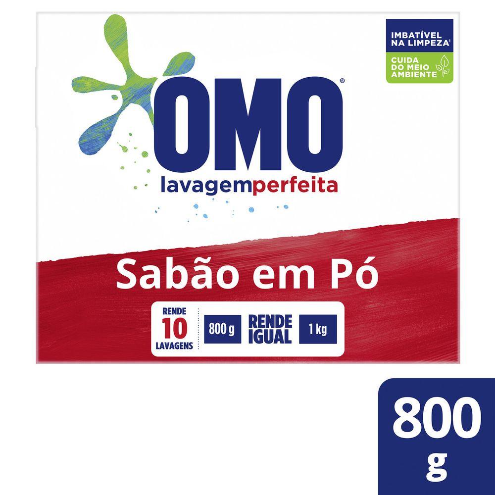 Sabão em Pó Omo Lavagem Perfeita 800 g | Shopee Brasil