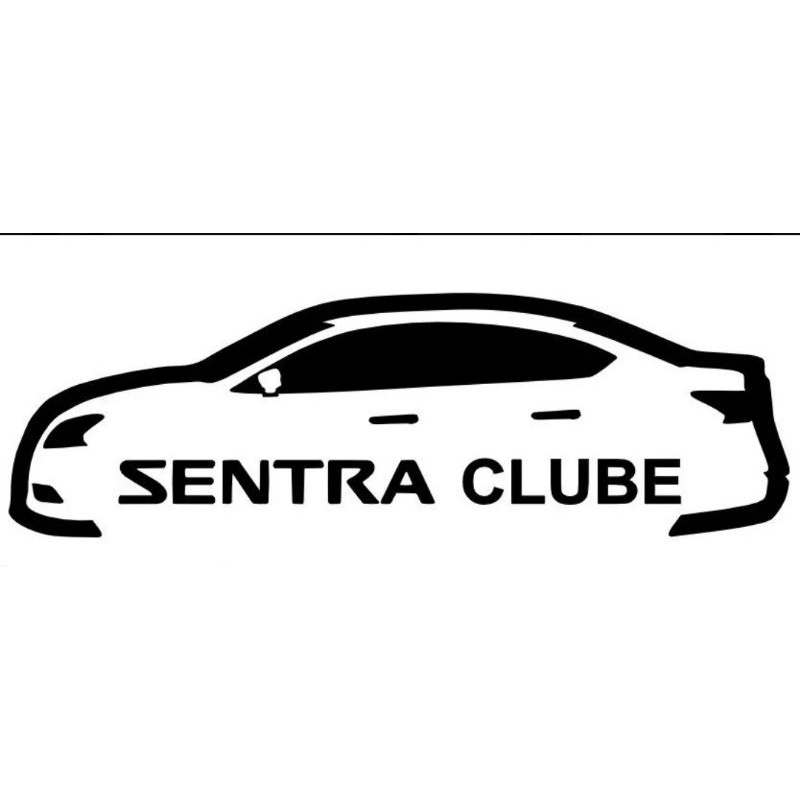 Adesivos SENTRA CLUBE. Nissan Sentra. | Shopee Brasil