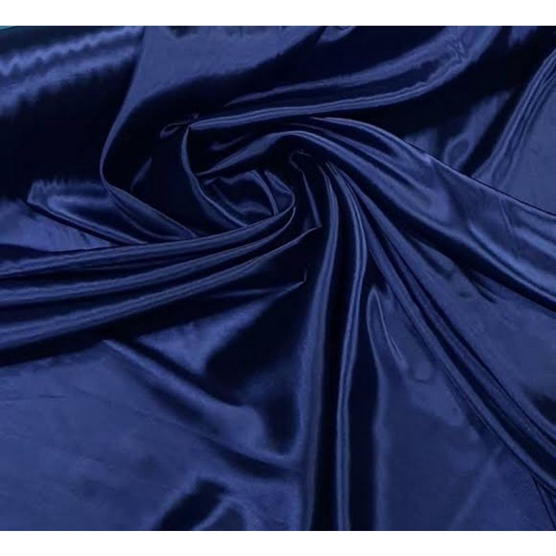 tecido de cetim charmouse azul marinho 1 metro por 1,47 de largura ...