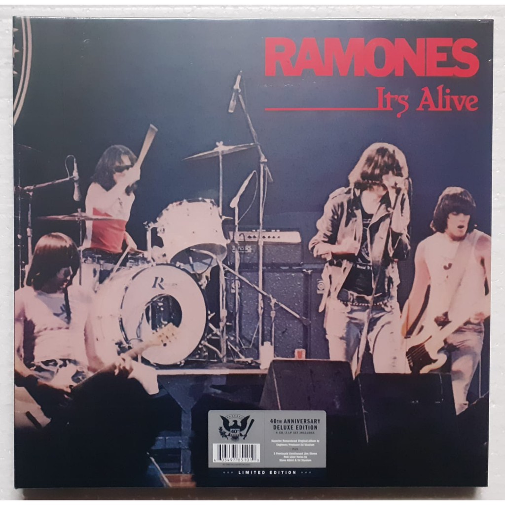 Ramones - 4 Cds & 2 Lps Box It's Alive - 1977 - Importado - Escorrega o ...