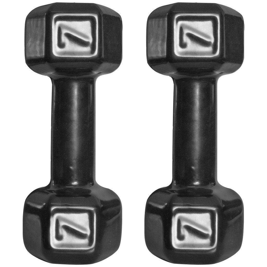 Par De Halter Sextavado Emborrachado 7kg Academia E Crossfit | Shopee ...