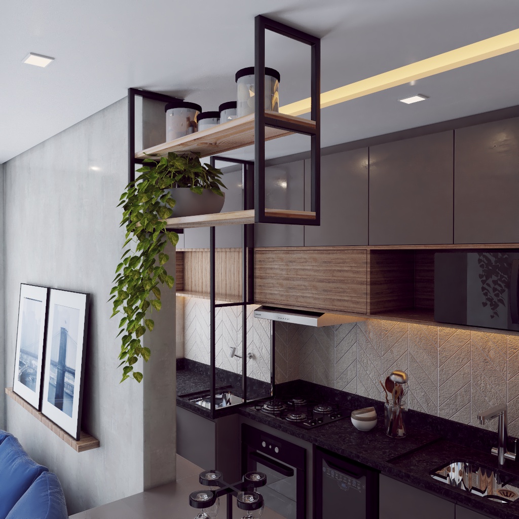 2 Prateleiras + Par De Suporte Duplo Flutante Pinus/Metalon | Shopee Brasil