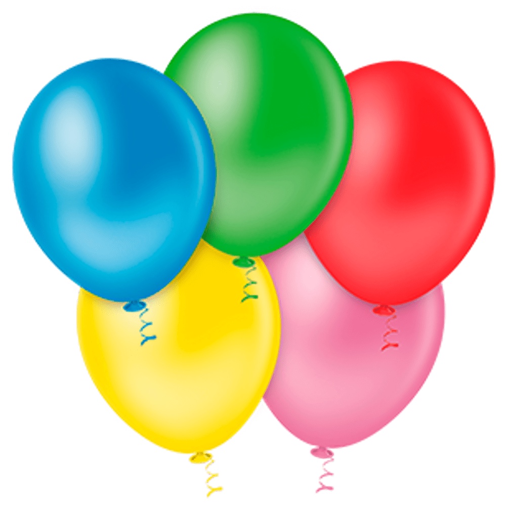 Balão Bexiga Liso 7 Polegadas Pacote c/50 Unidades | Shopee Brasil