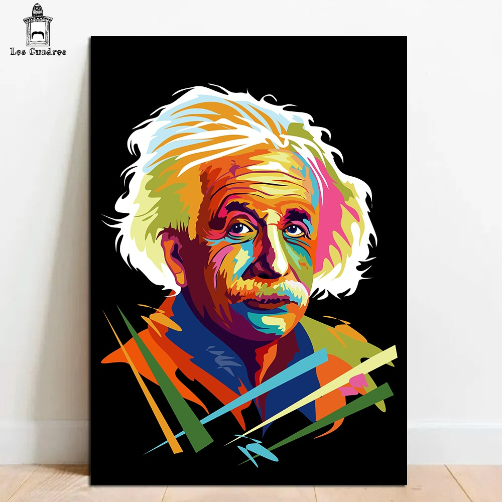 Quadro Decorativo Albert Einstein em MDF 28x20cm | Shopee Brasil