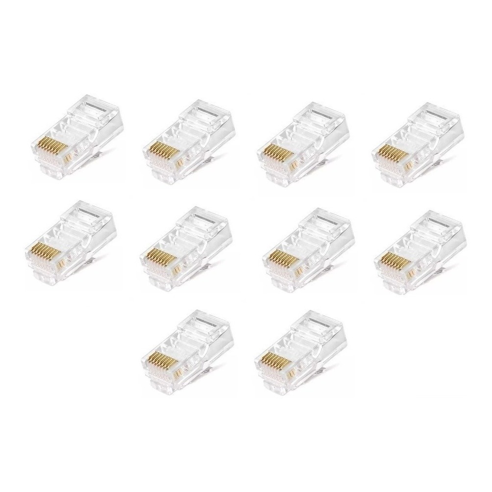 Kit Com 20x Conector Rj45 8x8 Cat6 - Vinik | Shopee Brasil
