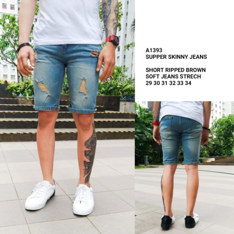 Shorts / Jeans Rasgado Masculino / Jeans Rasgado Masculino / Jeans ...
