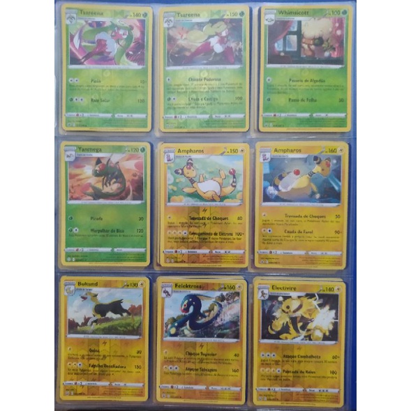Kit 20 Cartas Reverse Foil (Raras) - Pokémon TCG Original | Shopee Brasil