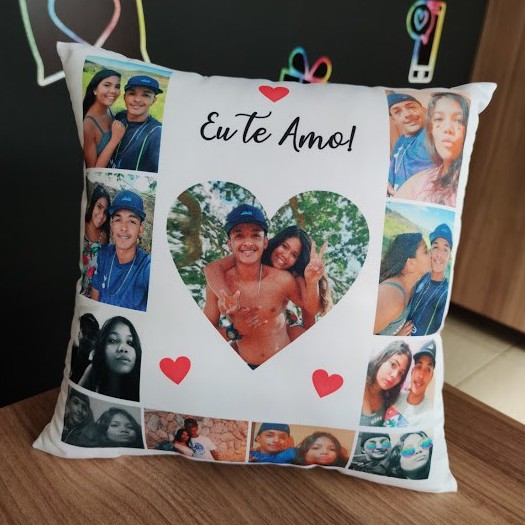 Almofada com foto Namorados, dia dos namorados, almofada personalizada ...