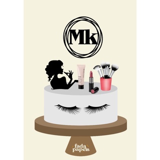 Topo de Bolo Personalizado Mary Kay | Shopee Brasil