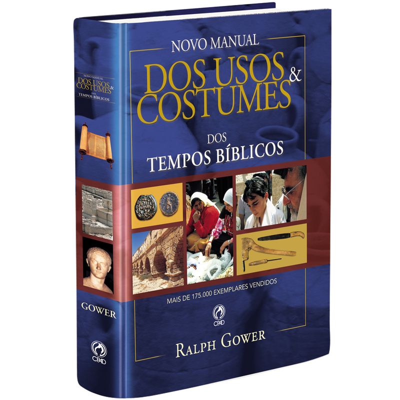 Livro Novo Manual Dos Usos E Costumes Dos Tempos Bíblicos | Shopee Brasil