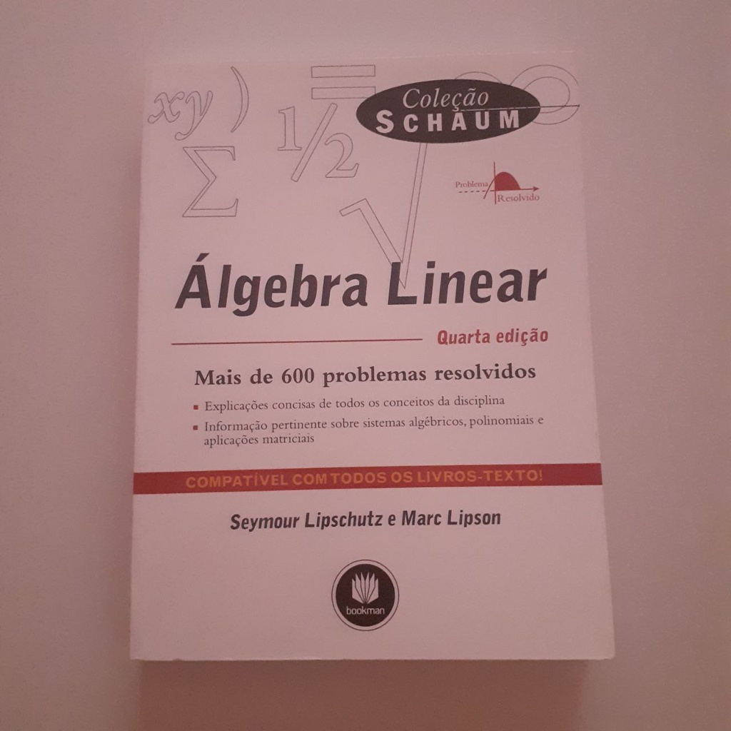 Livro Álgebra Linear - 4 edição | Shopee Brasil