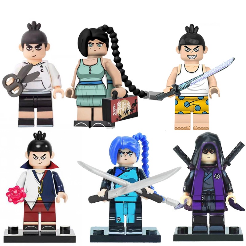 Compatível Com As Minifiguras Legoing Scissor Seven Building Blocks ...