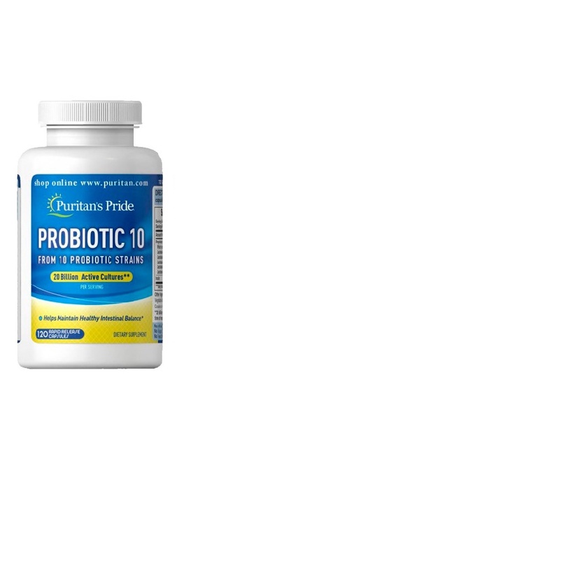 1 Probiótico - Probiotic 20 Bi 120 Caps - Puritan's Pride | Shopee Brasil