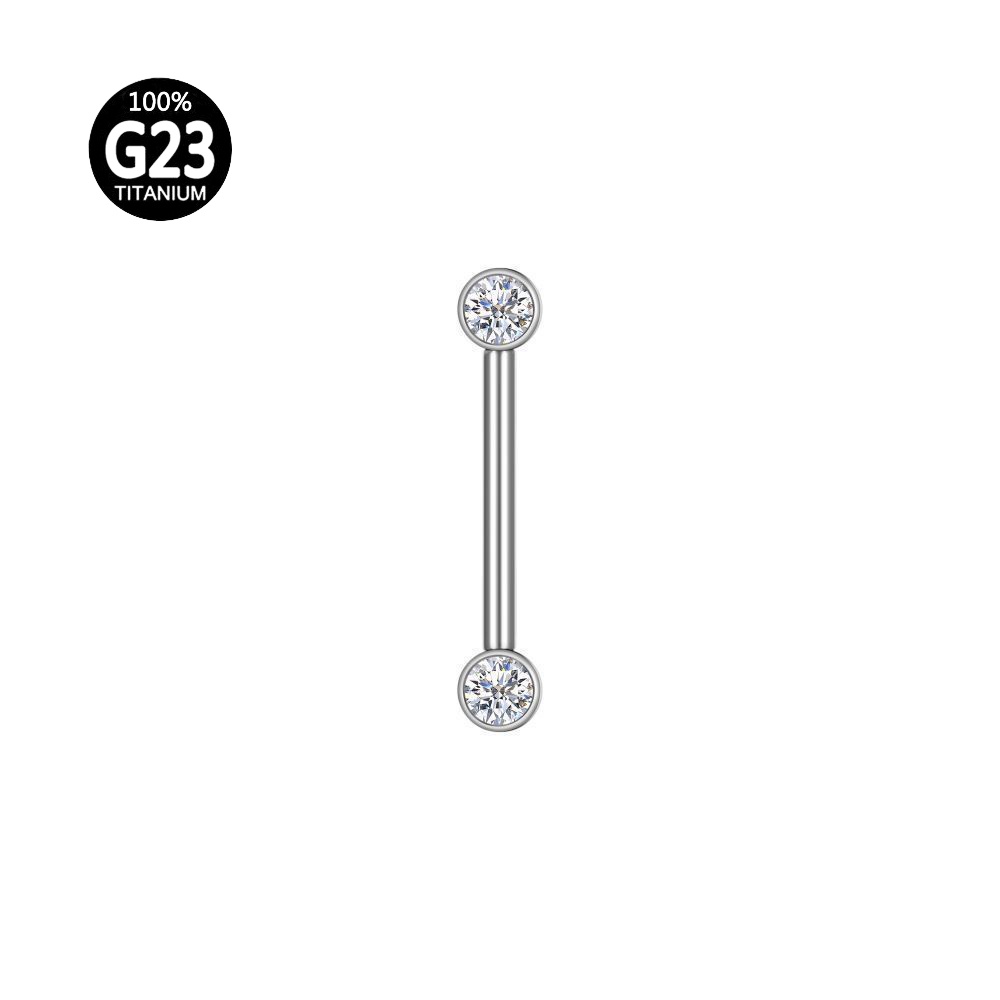 Piercing Barbell Push Pin Titânio | Mamilo | Shopee Brasil