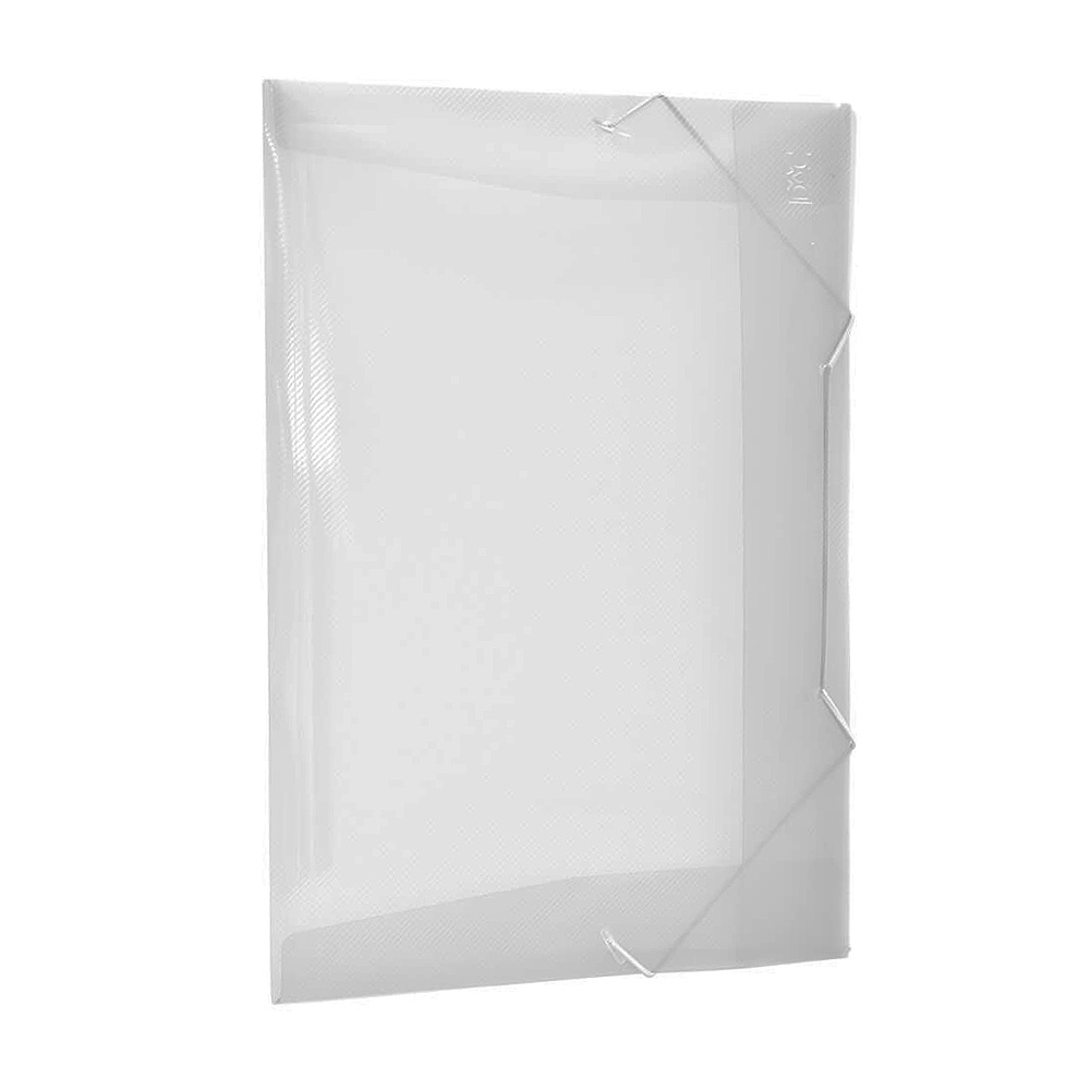 Pasta Plástica Ofício Aba Fina com Elástico Incolor - Dac | Shopee Brasil