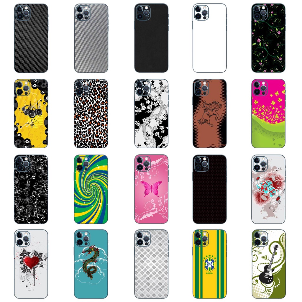 Capa Adesivo Skin349 a 368 Verso Para Apple iPhone 12 Pro (2020 ...