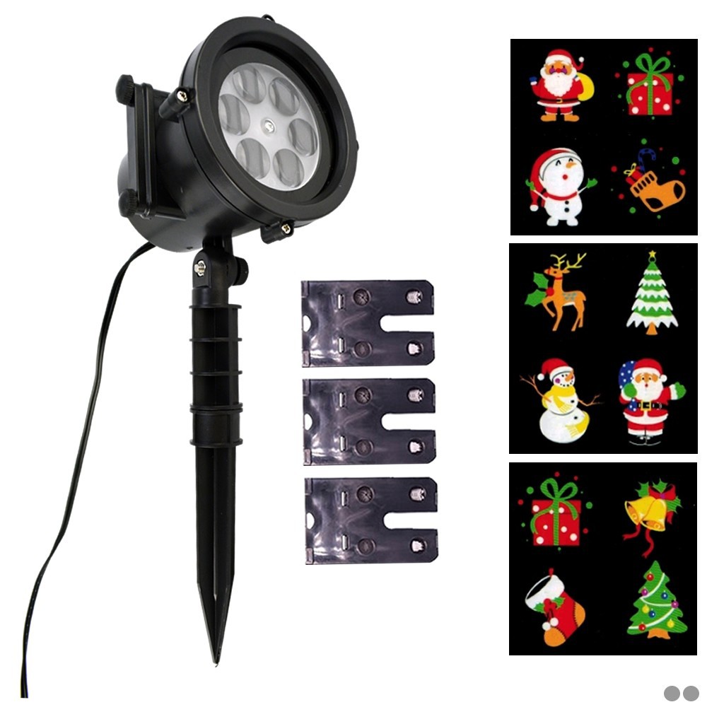 Projetor LED Natal Multi Cores 3 Slides 12 Imagens CBRN15405 | Shopee ...