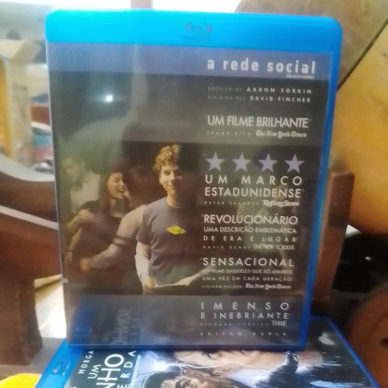 Blu-ray Duplo A Rede Social de David Fincher original. | Shopee Brasil