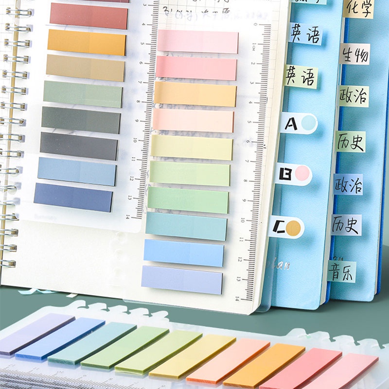 Bloco de notas adesivo colorido de 200 unidades Bloco de notas ...