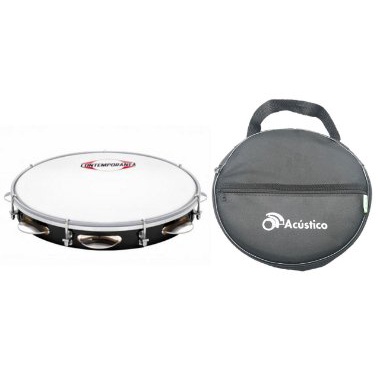 Contemporânea Pandeiro 11 Prof Corpo Fórmica Preto 85lt+capa | Shopee Brasil