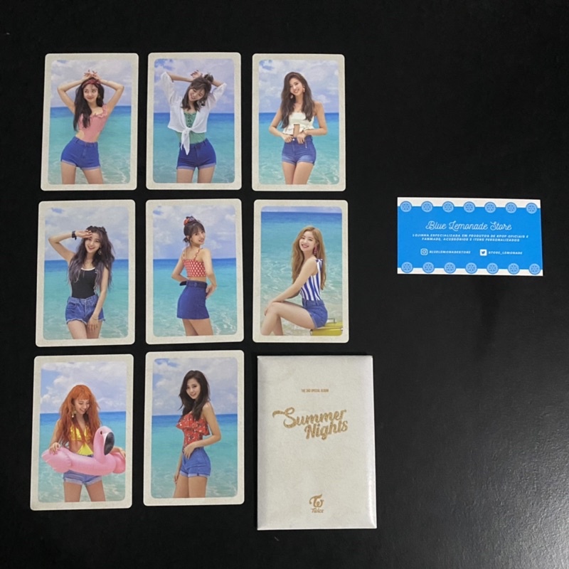Photocards Pob Twice Summer Nights Sand | Shopee Brasil