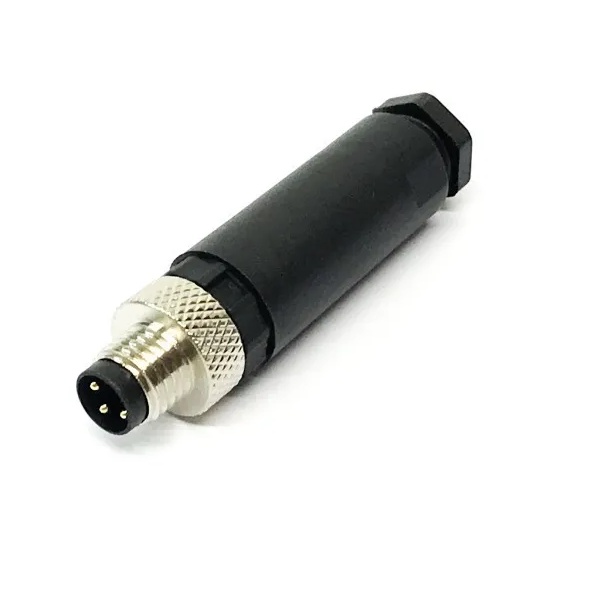 Conector M8 com 3 Pinos - Macho Reto Para Montar Sensor | Shopee Brasil