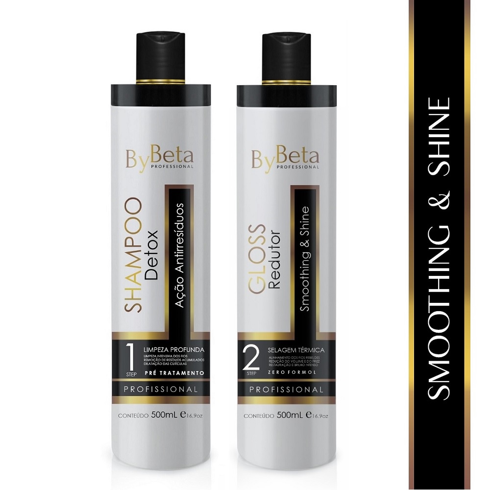 Progressiva By Beta Sem Formol 500ml + Shampoo Detox By Beta ...