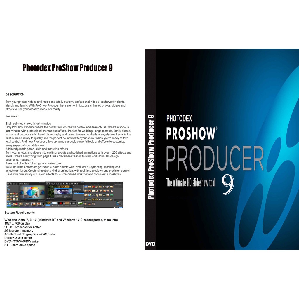 Produtor Photodex ProShow 9 | Shopee Brasil