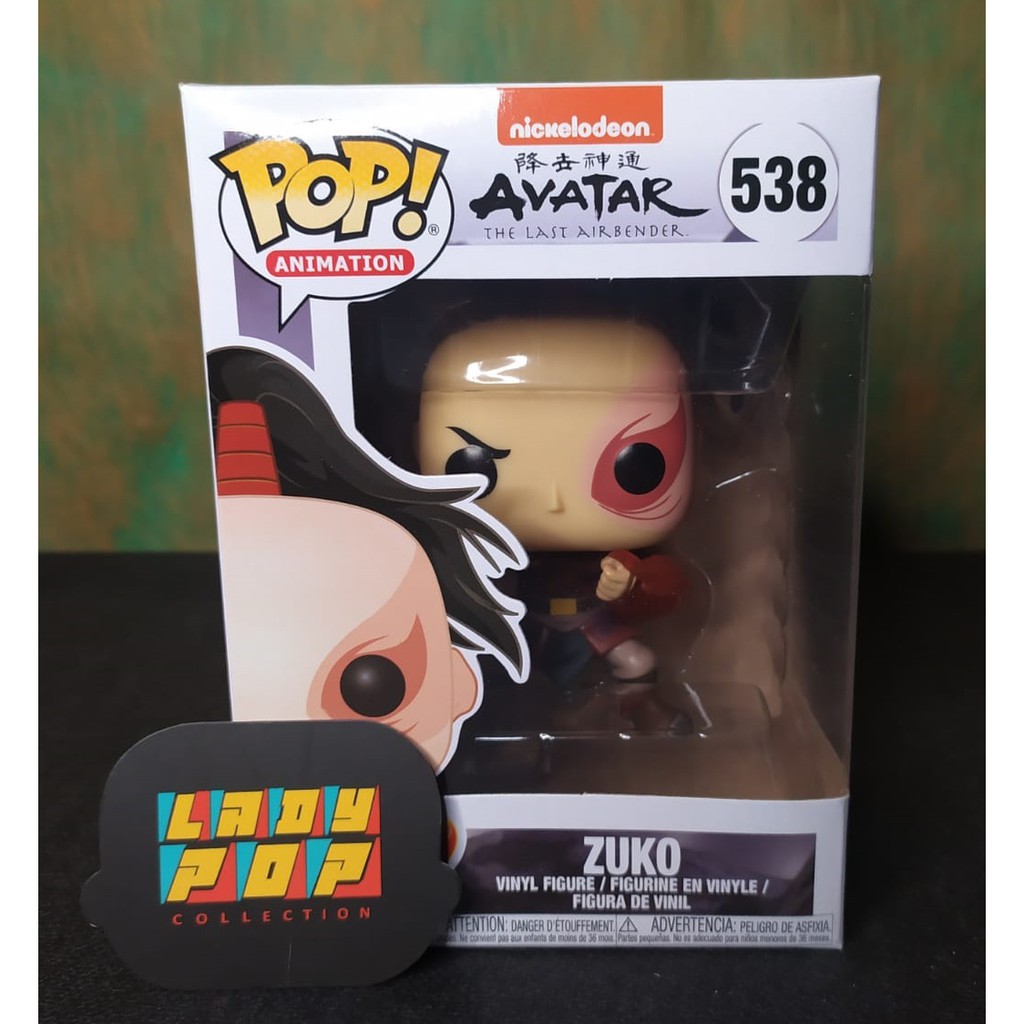 Funko Pop! Animation Avatar - Zuko #538 | Shopee Brasil