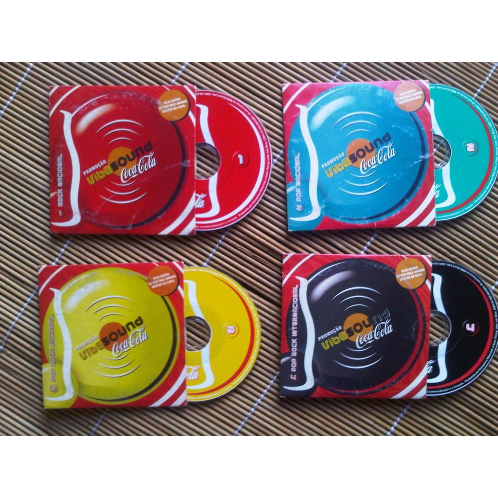 MINI CDS COLEÇÃO COCA COLA VIBE SOUND ORIGINAIS | Shopee Brasil