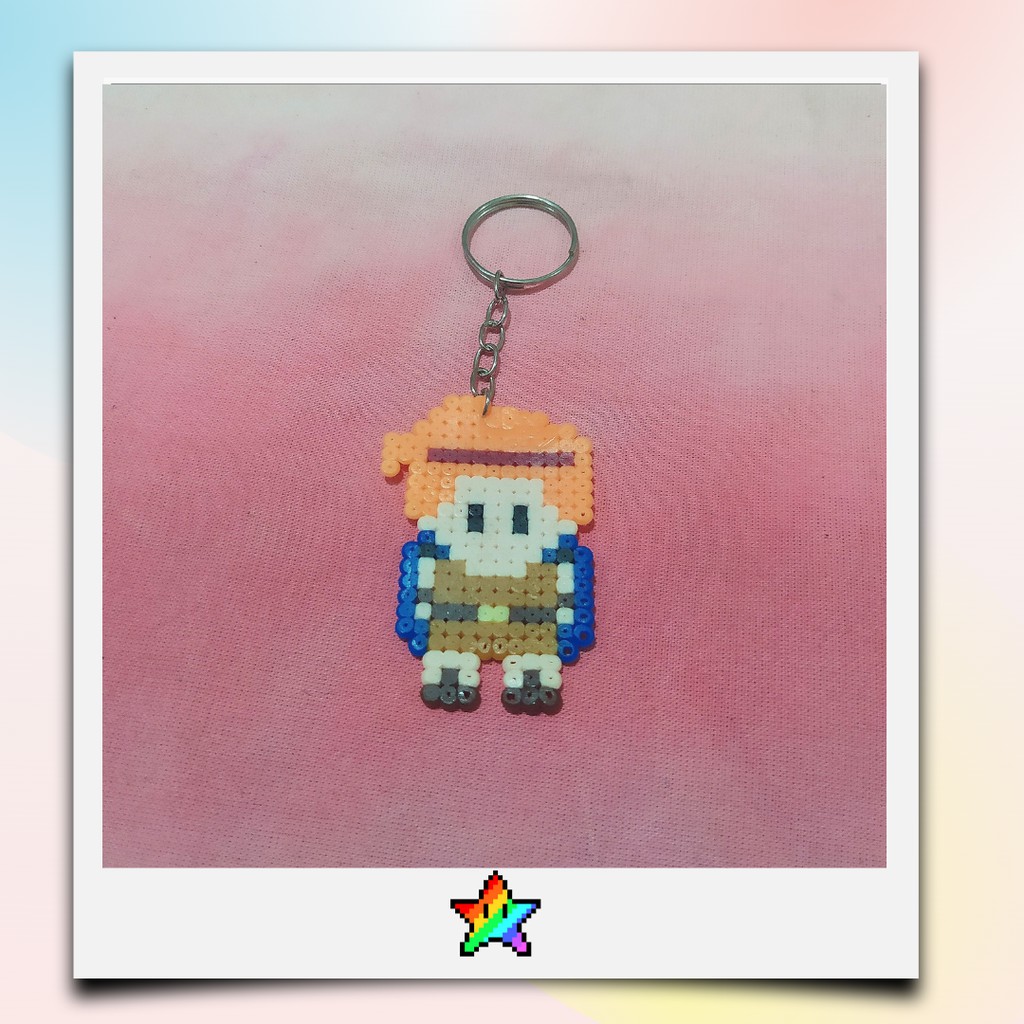 Chaveiro - Hércules (Pixel Art/Hama Beads/Perler Beads) | Shopee Brasil