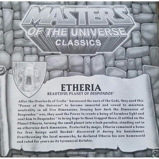 MAPA DE ETHERIA - MOTU CLASSICS - MASTERS OF THE UNIVERSE - MAP OF ...