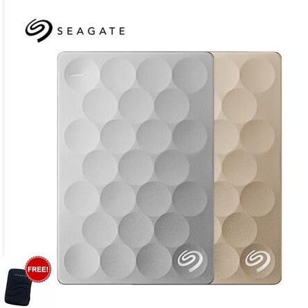 Seagate-Backup Slim Disco Rígido Externo 1TB 2TB-Gold/Silver | Shopee ...