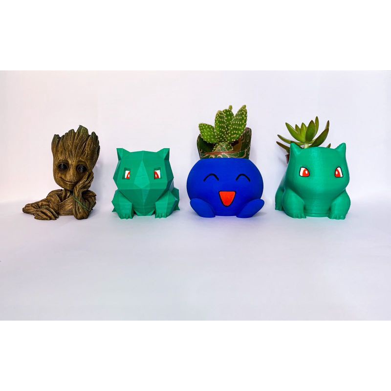 Vaso Pokemon, Groot, Bulbassauro, Oddish | Shopee Brasil