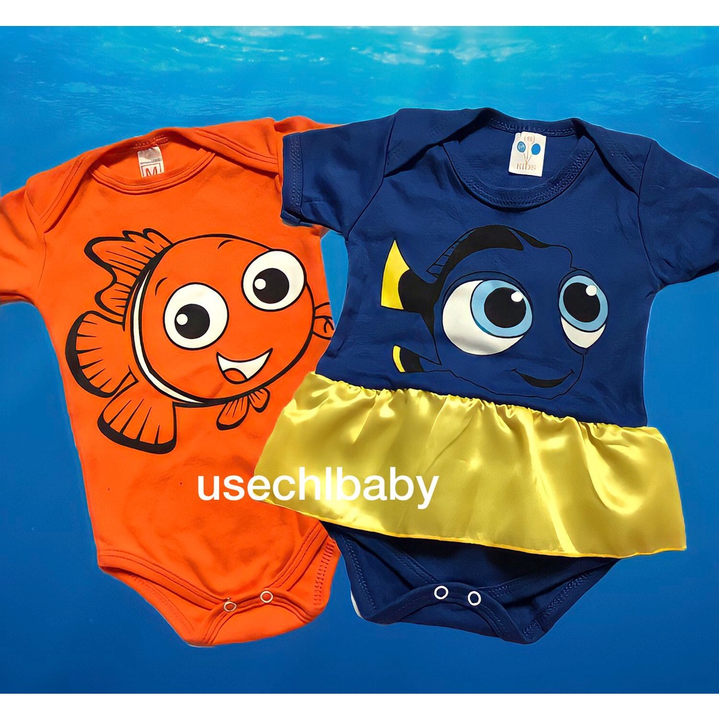 Kit body bebê - Nemo e Dory tematico | Shopee Brasil