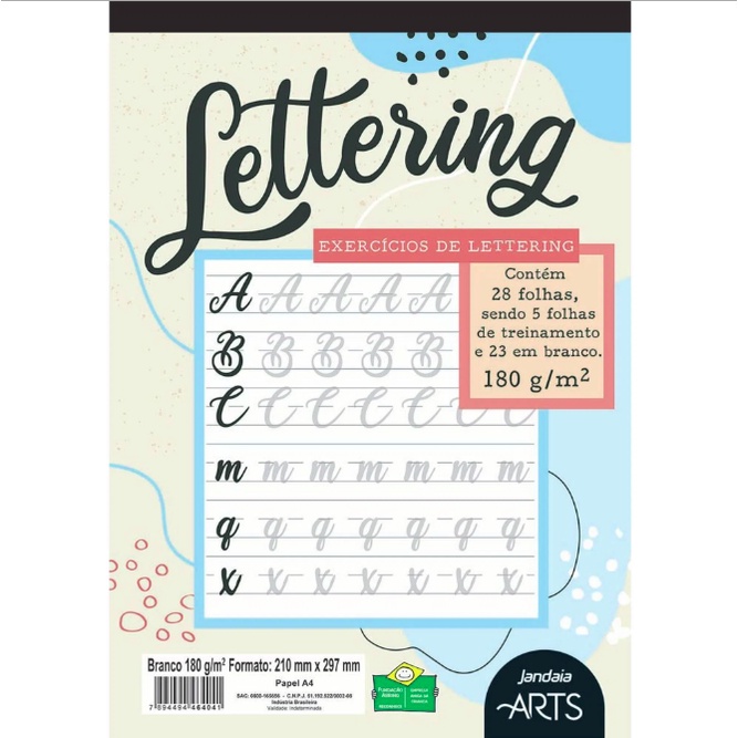 Bloco Para Lettering A4 Flex Com 28 Folhas Jandaia Arts | Shopee Brasil