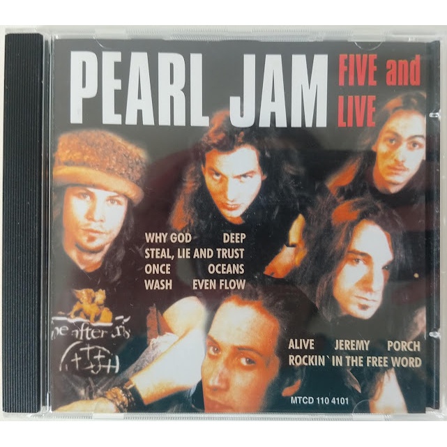 Cd Pearl Jam Five And Live Excelente Original Raridade | Shopee Brasil