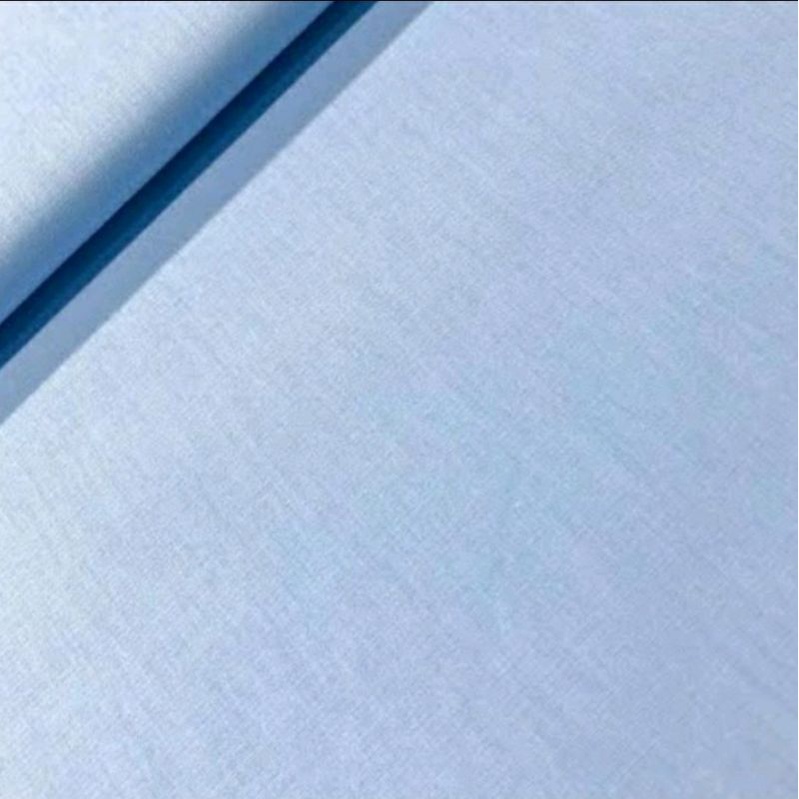Tecido Tricoline 100% algodão cor: azul bebe - 50cm x 1.50m | Shopee Brasil