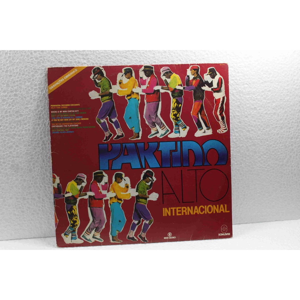 Lp Vinil - Trilha Sonora Novela Partido Alto Internacional | Shopee Brasil