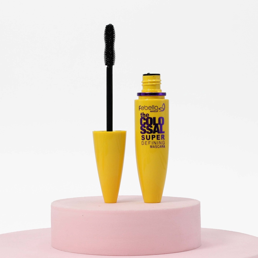 Mascara Rimel Preto Colossal Super Febella | Shopee Brasil