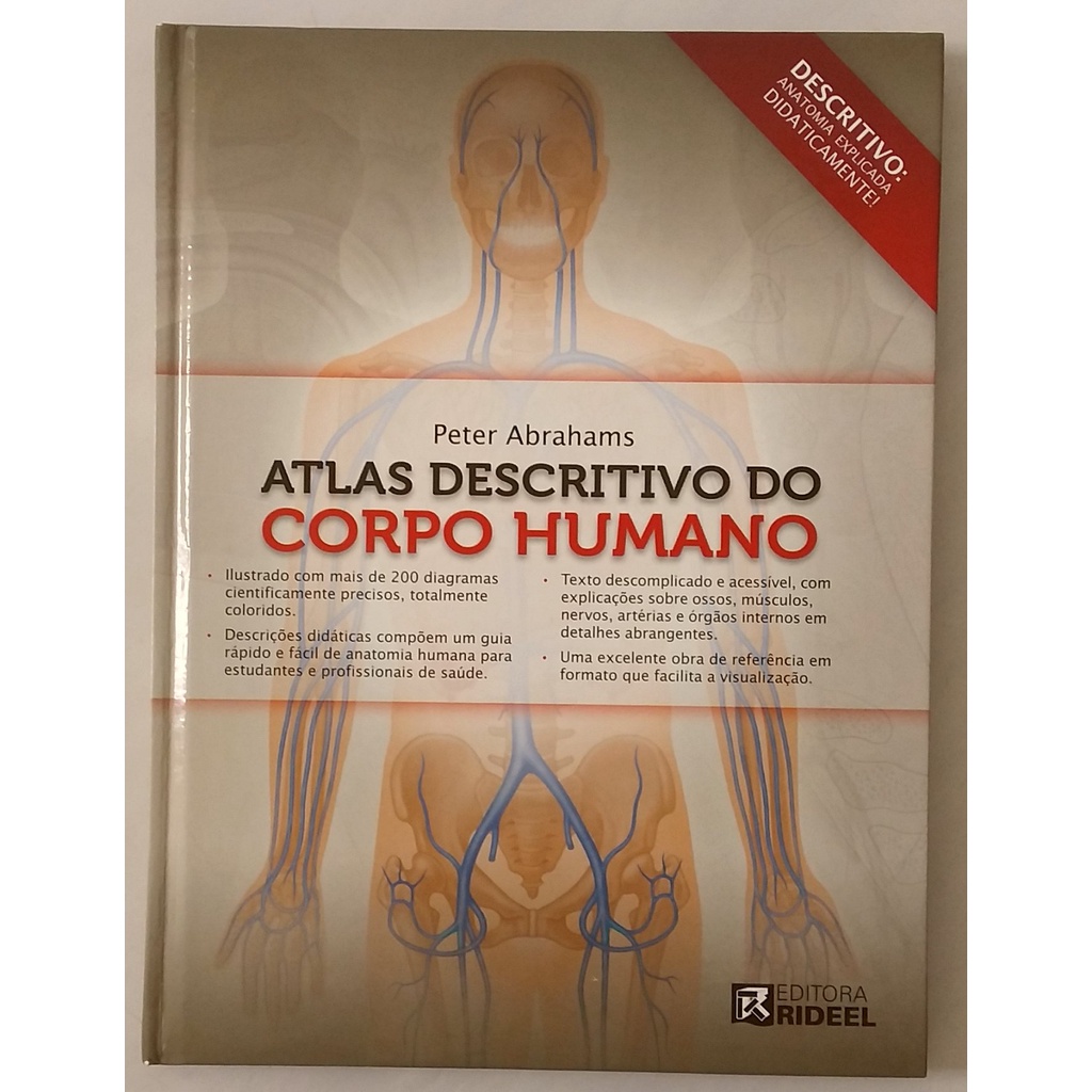 Atlas Descritivo do Corpo Humano- Rideel | Shopee Brasil