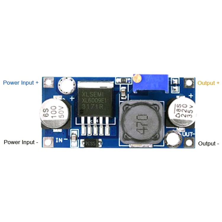 placa step down step up automatica dc dc xl6009 abaixa e levanta tensão ...