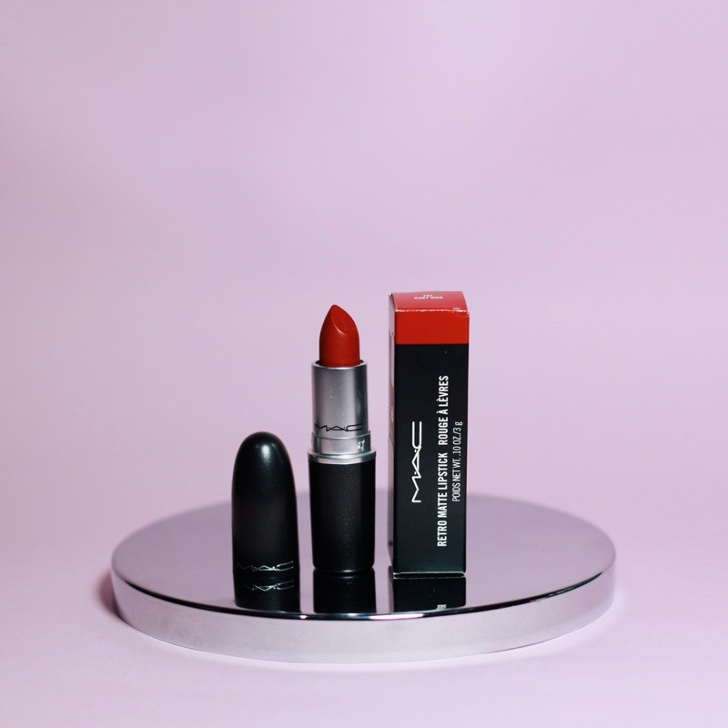 Batom MAC Retro Matte RUBY WOO full size | Shopee Brasil