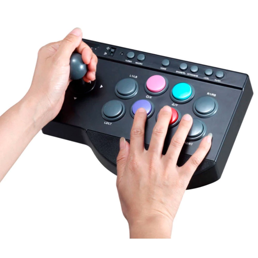 Controle Joystick Arcade para Pc Ps3 Ps4 XboX One - Modelo Pxn-0082 ...